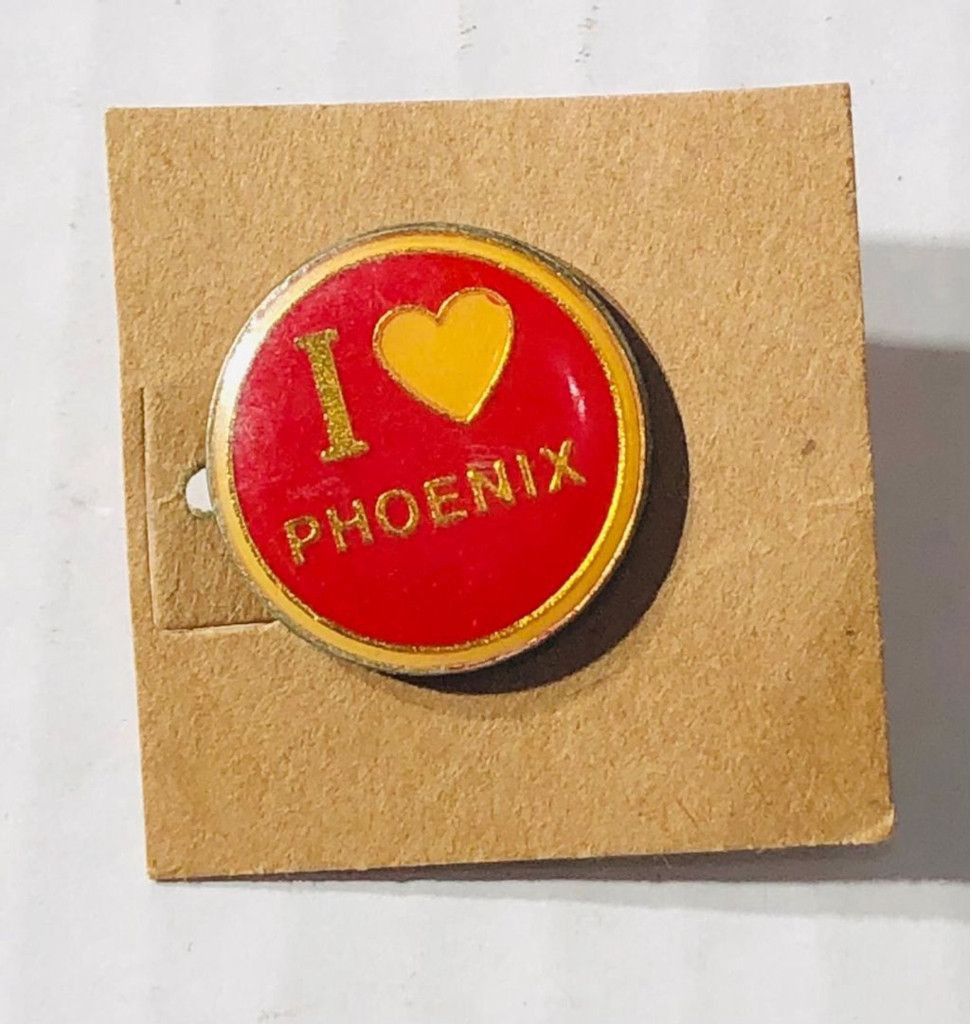 Vintage I Love Phoenix Arizona Vintage Pin Red Yellow Gold Tone | Grailed