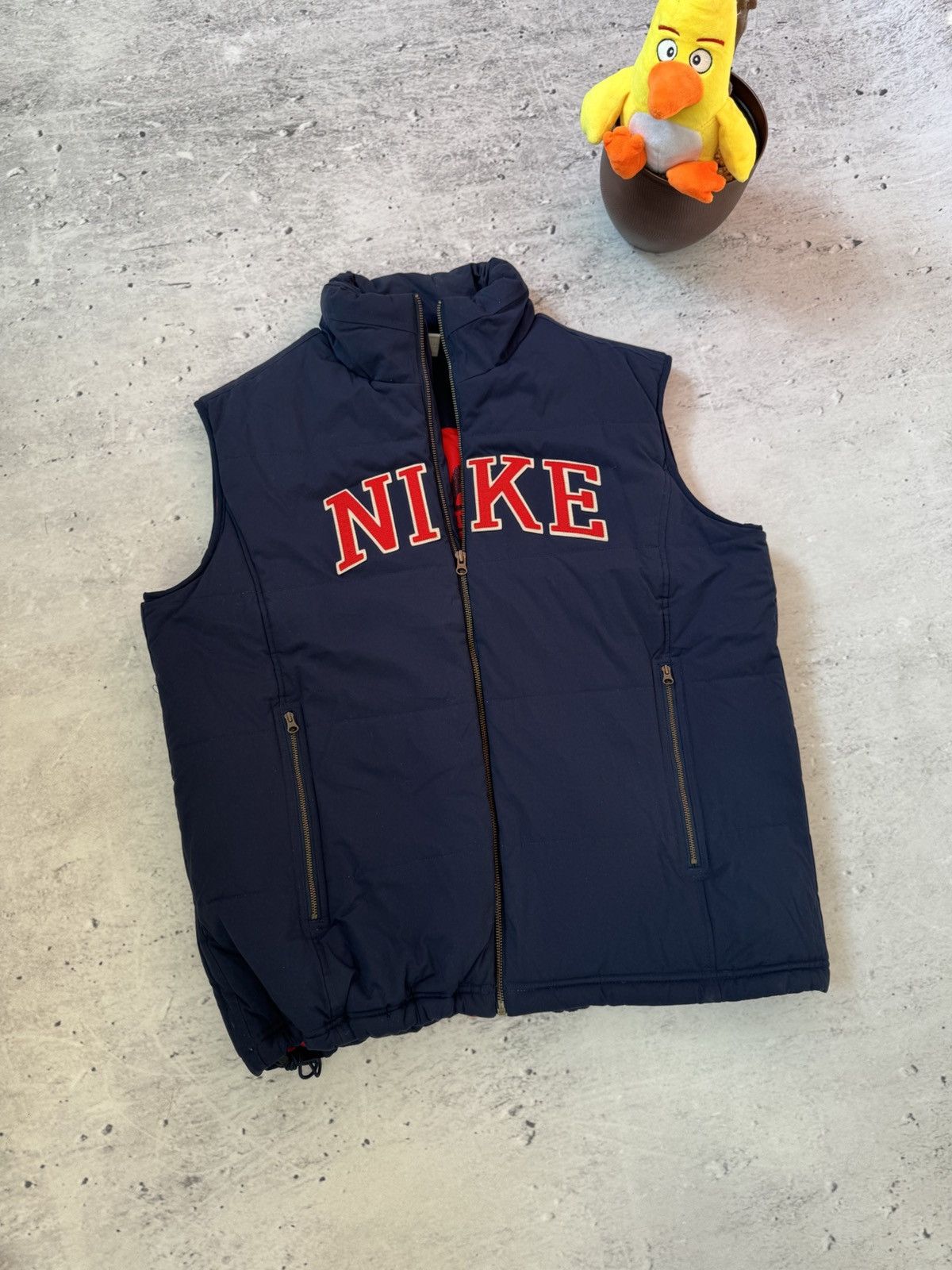 Nike × Streetwear × Vintage NIKE VINTAGE PUFFER DOWN VEST Nike × Streetwear × Vintage NIKE VINTAGE PUFFER DOWN VEST
