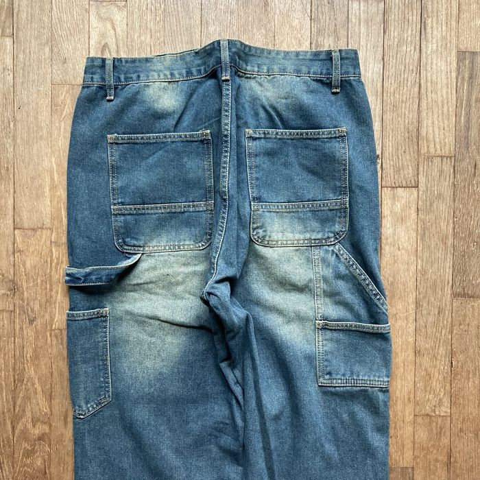 Supreme Baggy faded double knee jeans | Grailed