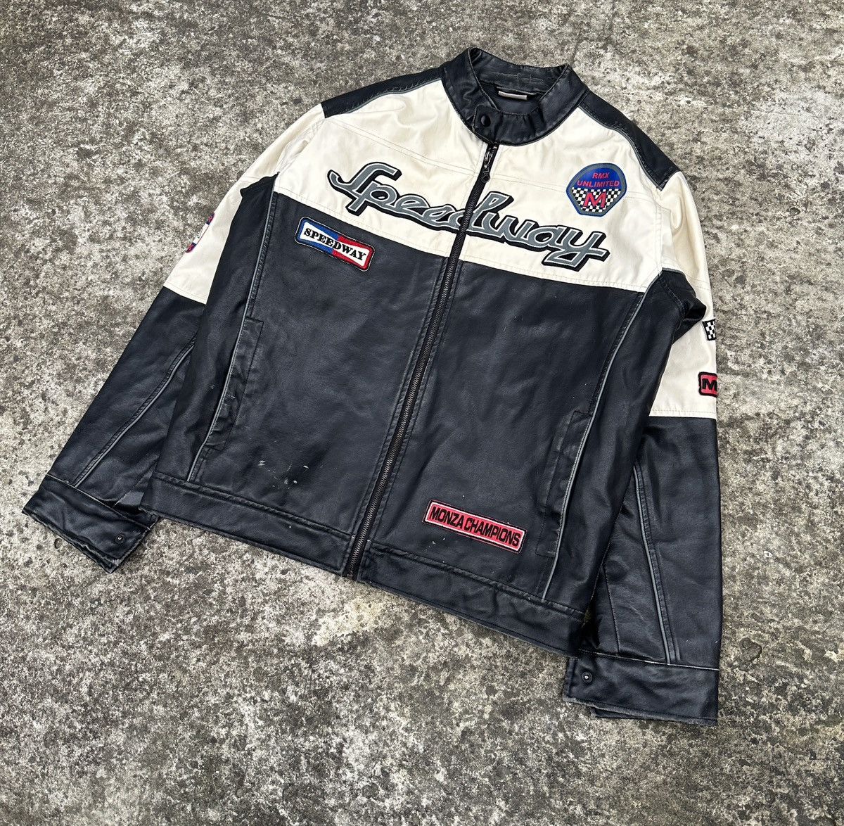 Avant Garde Y2K Racing Jacket Speedway Streetwear Rare Hype Moto F-1 ...