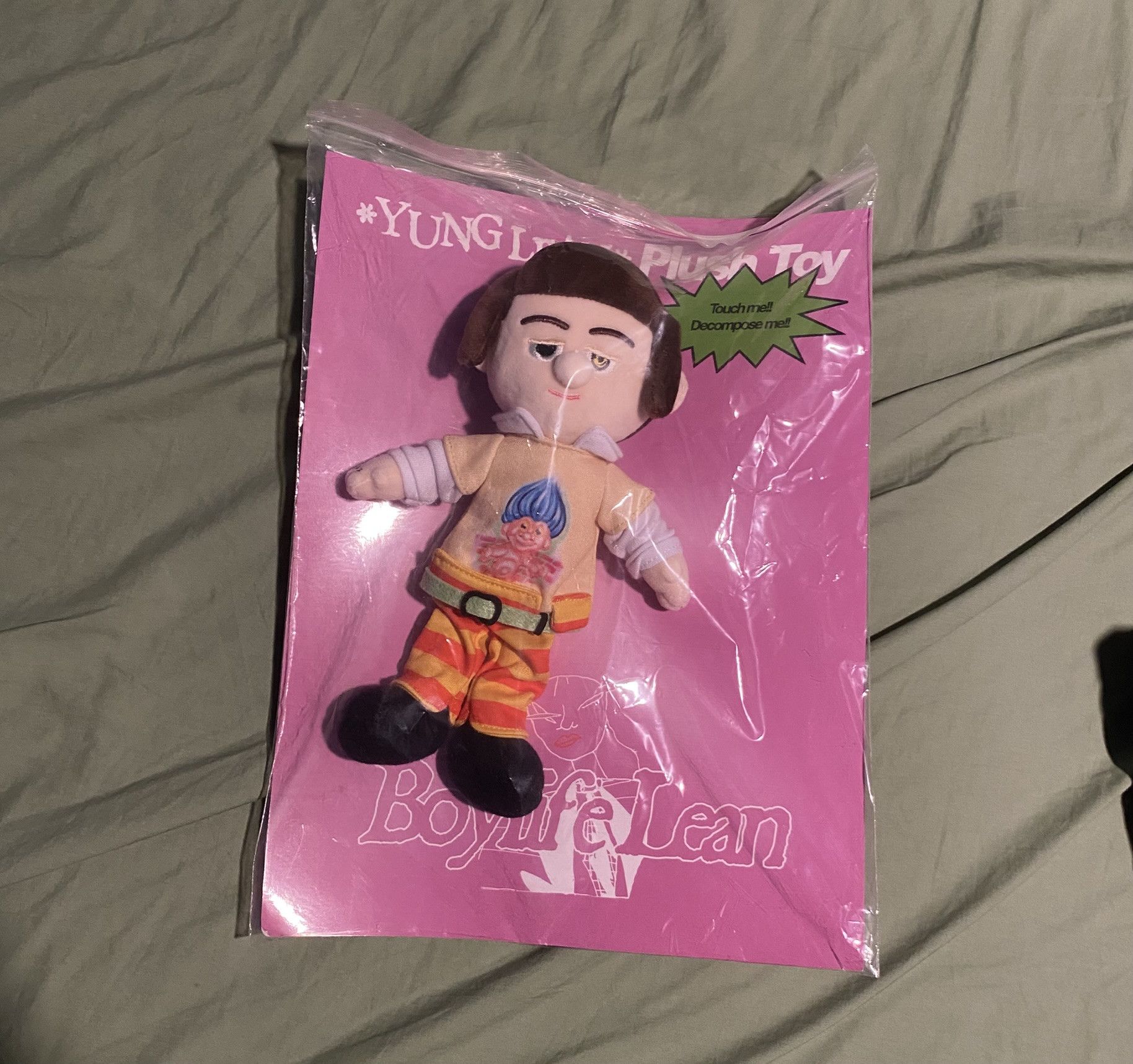 Sad Boys Sbe Merch × Yung Lean Yung Lean Boylife Lean Plush | Grailed