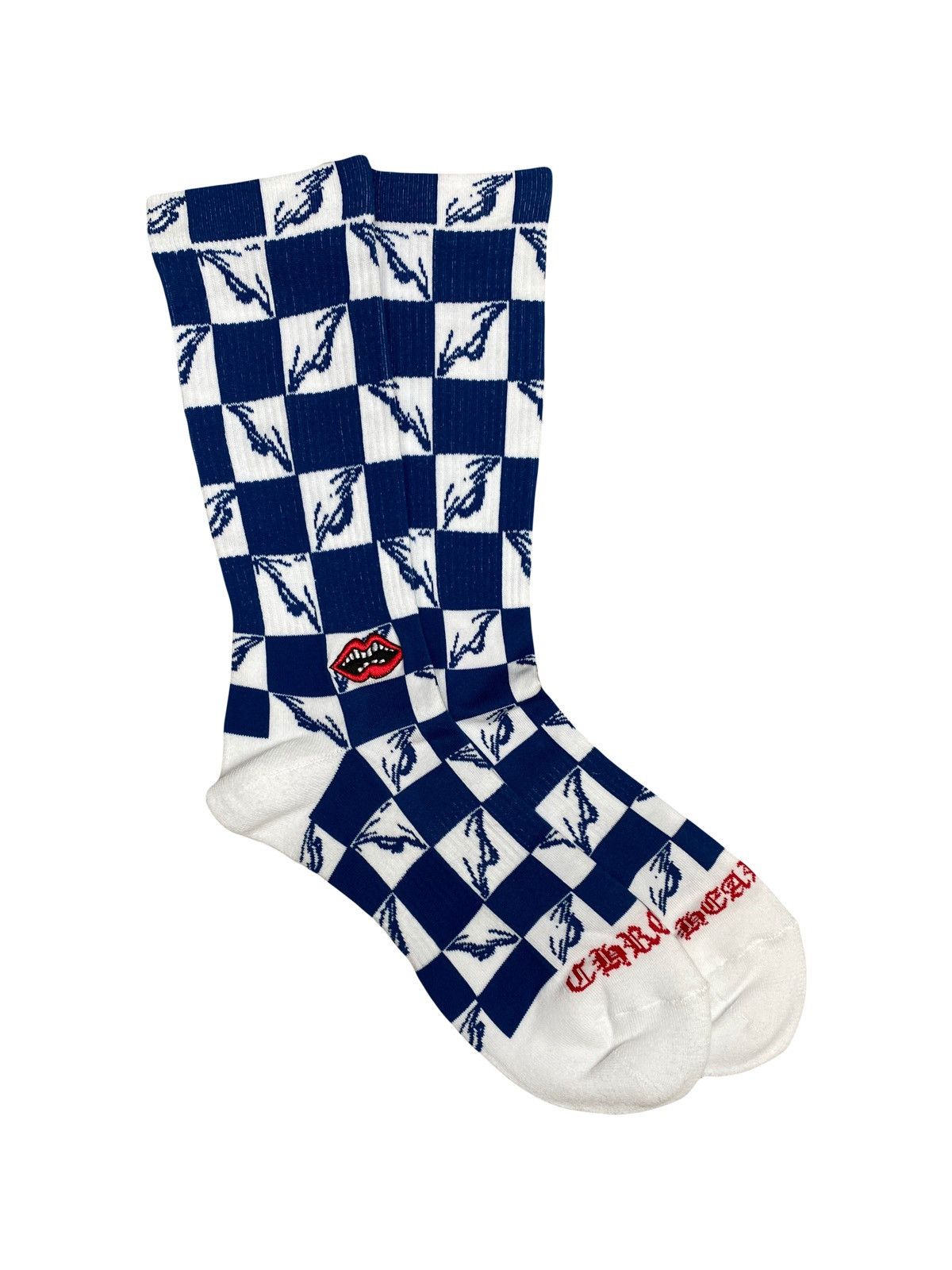 Chrome Hearts Chrome Hearts Matty Boy Socks Blue Checkered | Grailed