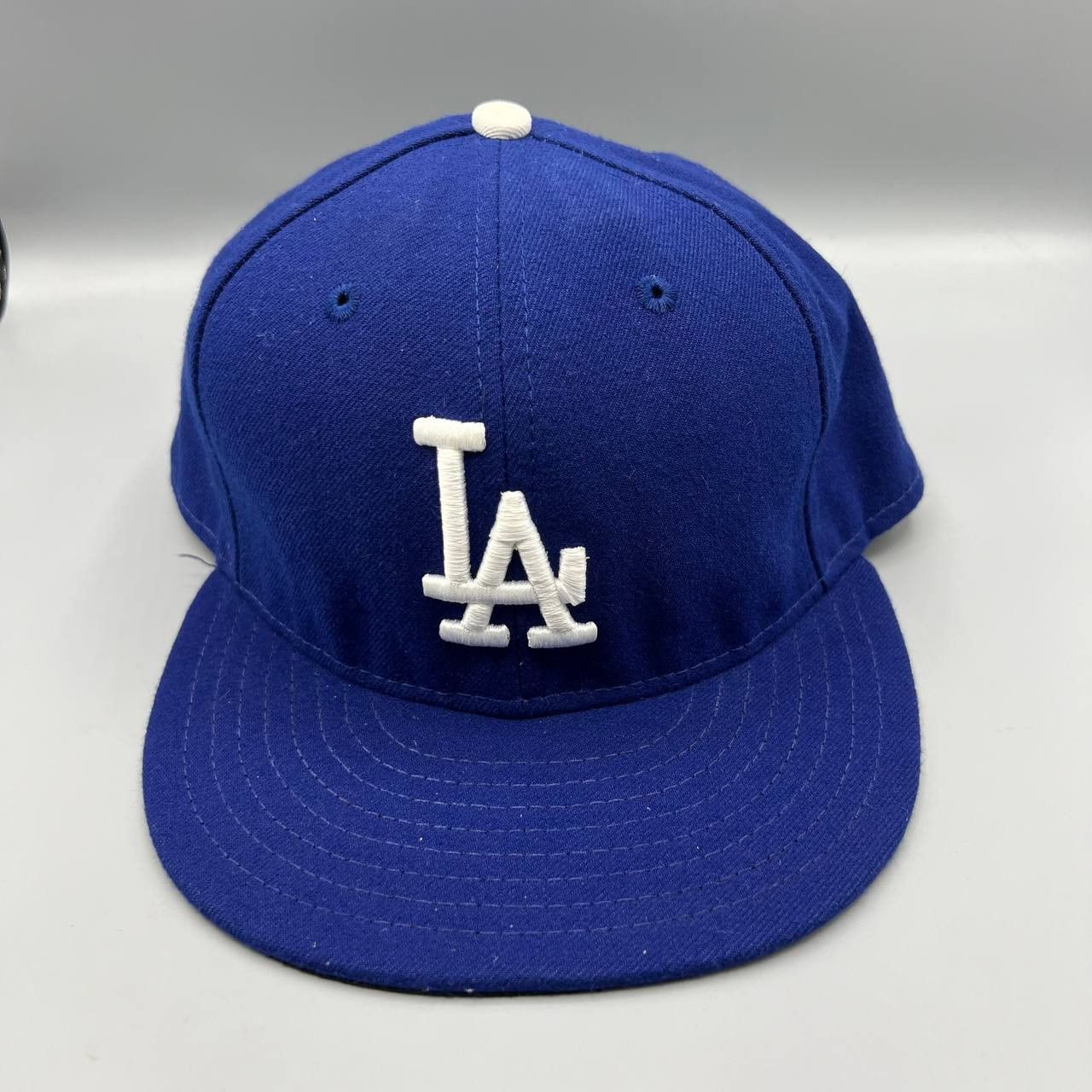 New Era Los Angeles LA Dodgers 7 3/4 Blue MLB Fitted Cap | Grailed