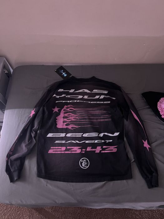 Streetwear Hellstar QR Christ Long Sleeve | Grailed