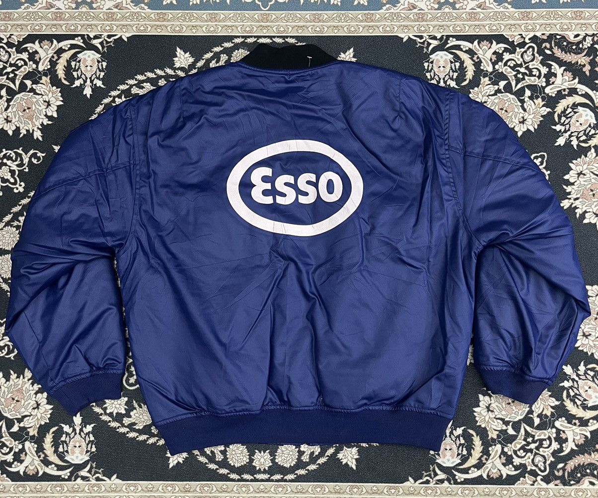Alpha Industries × Vintage VINTAGE ESSO STAFF MA-1 BOMBER JACKET | Grailed