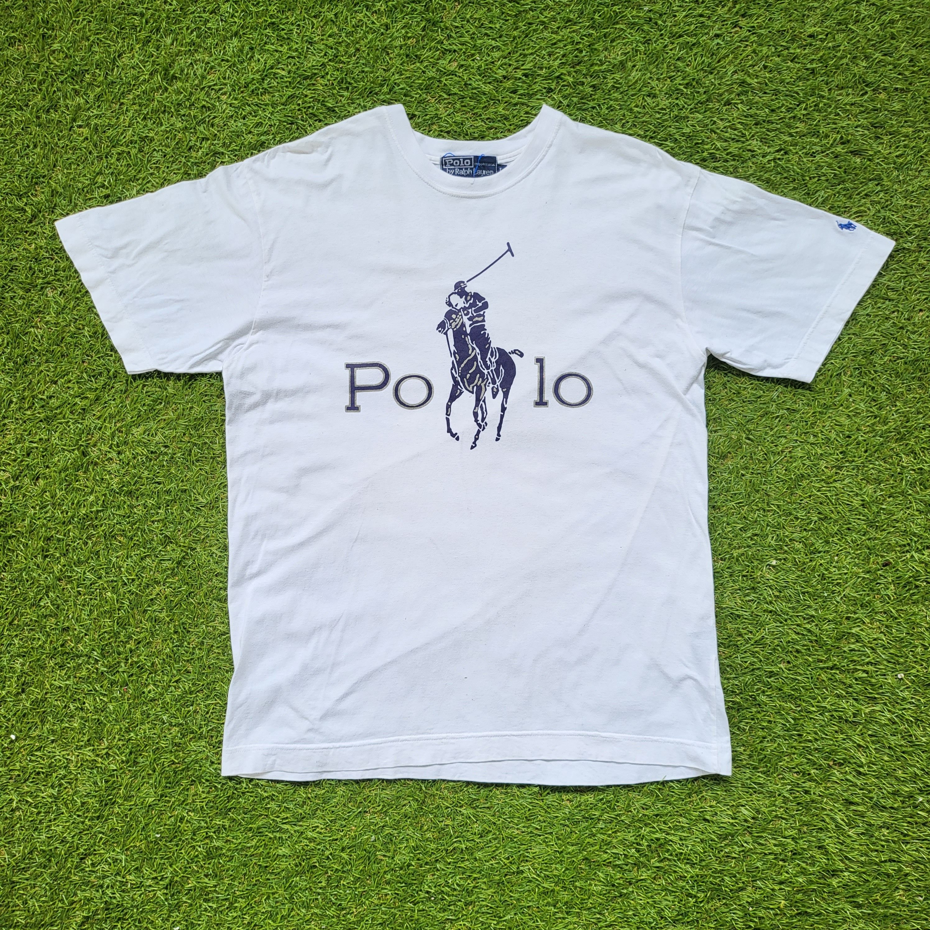 Polo Ralph Lauren Polo Ralph Lauren White T Shirt Polo Big Logo ...