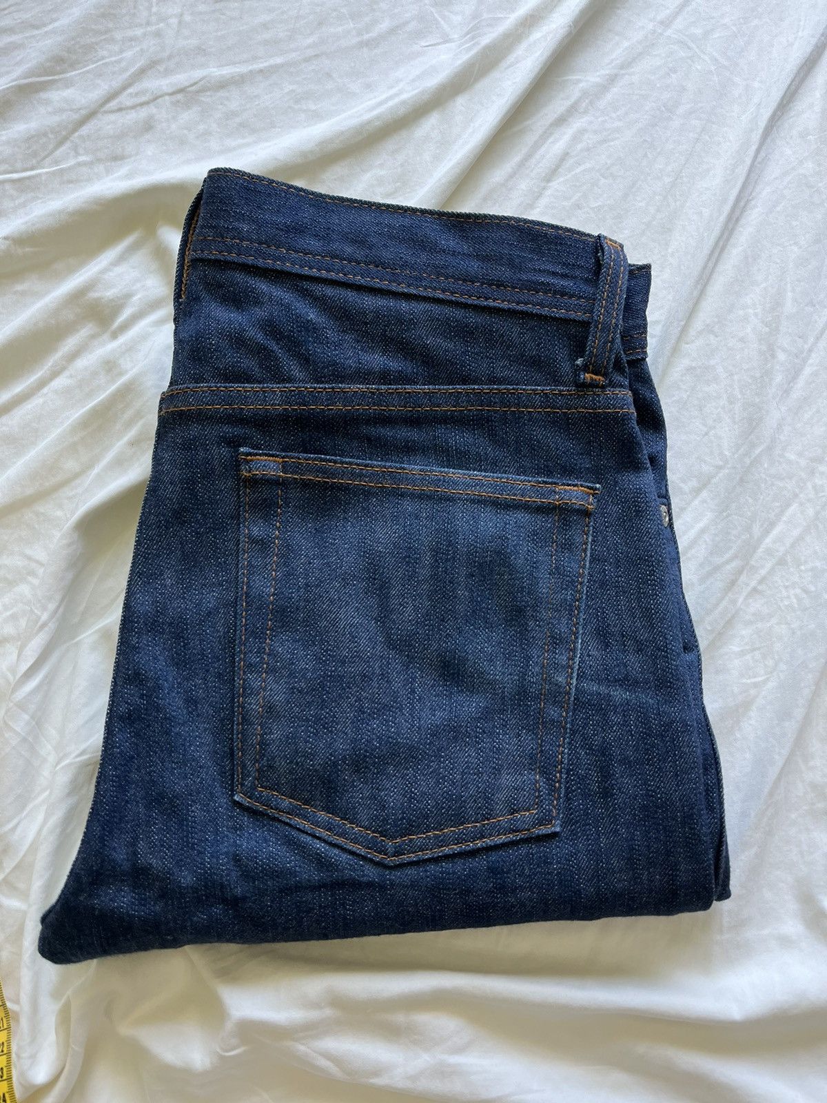 Naked & Famous 12oz Golden Hour Stretch Selvedge Denim Weird Guy Fit ...