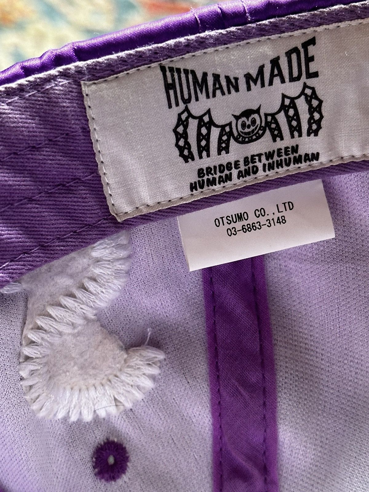 Human Made Human Made x CPFM Purple Dry alls satin baseball hat | Grailed
