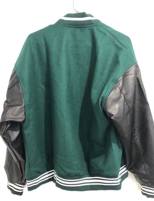 Vintage Skeleton Bone Patch Varsity Jacket | Grailed