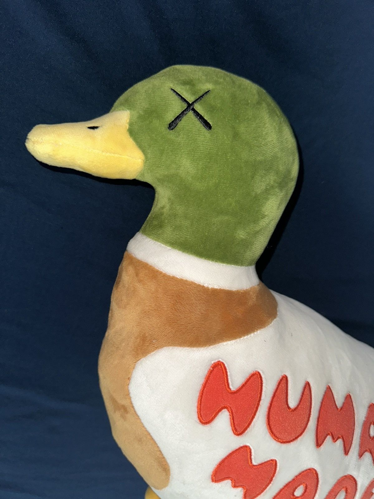 Human Made × Kaws KAWS x Human Made Duck Plush Down Doll | Grailed