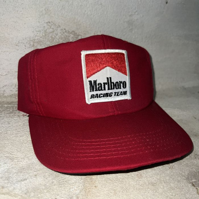 Vintage VTG 90s Marlboro Cigarettes Racing Usa made Snapback Hat | Grailed