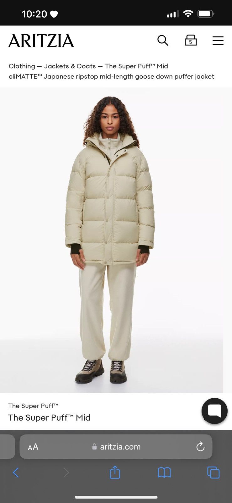 Aritzia Super Puff Mid | Grailed