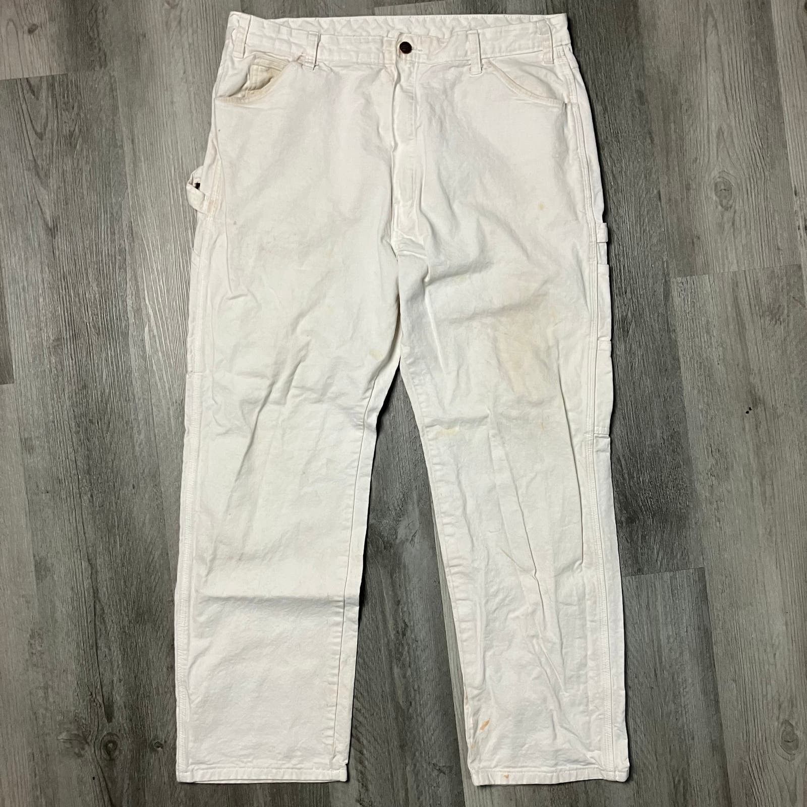 Vintage Dickies x Sherwin Williams White Painter Pants | Grailed