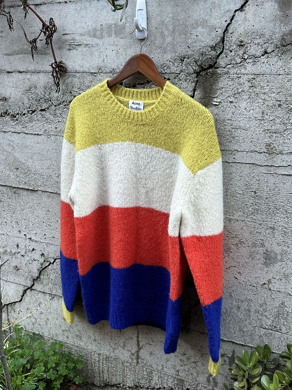 Acne Studios RARE GRAIL Acne Studios segmented pattern sweater | Grailed