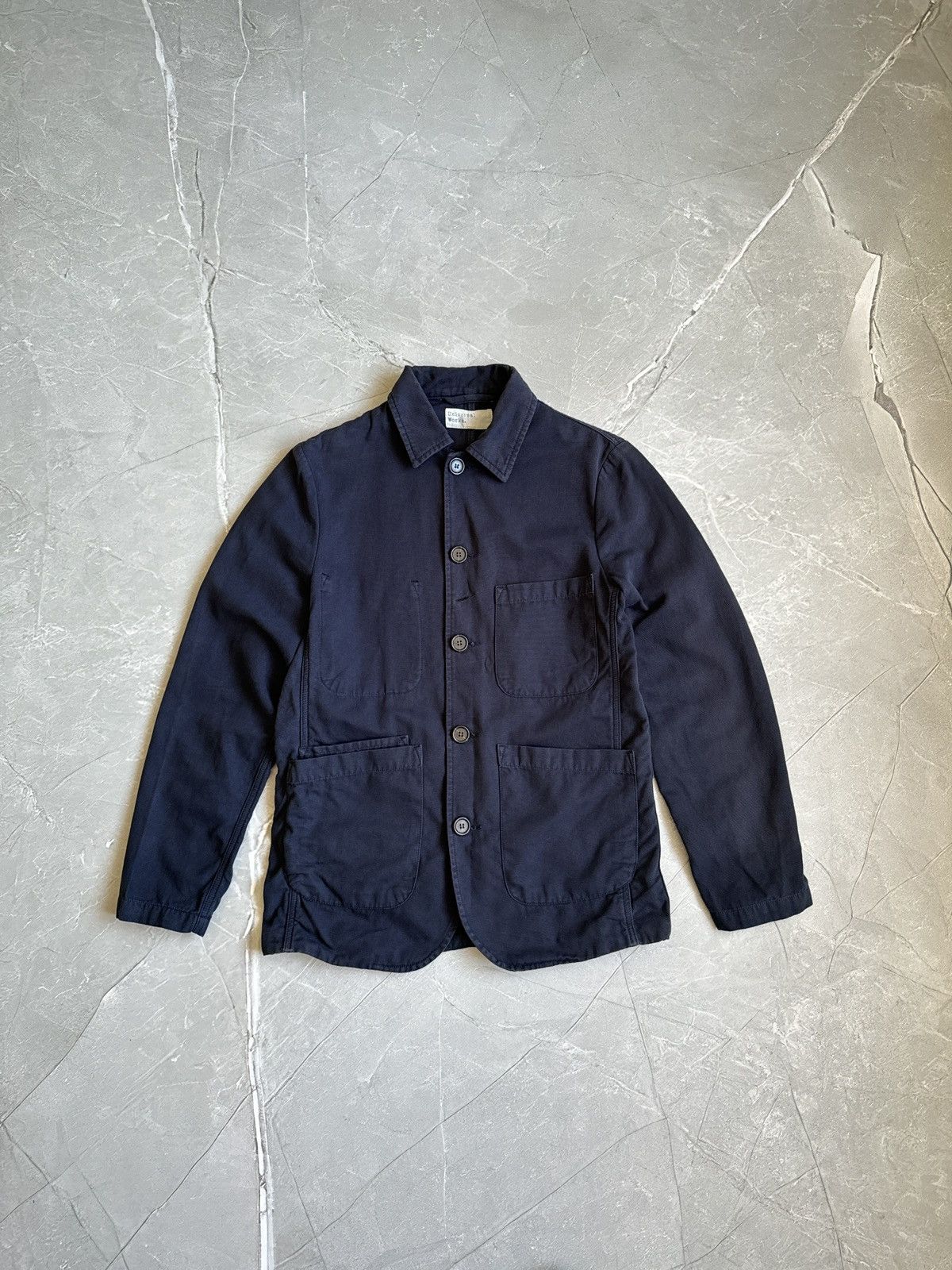 Universal Works Universal Works Baker Chore Coat Navy Size S | Grailed