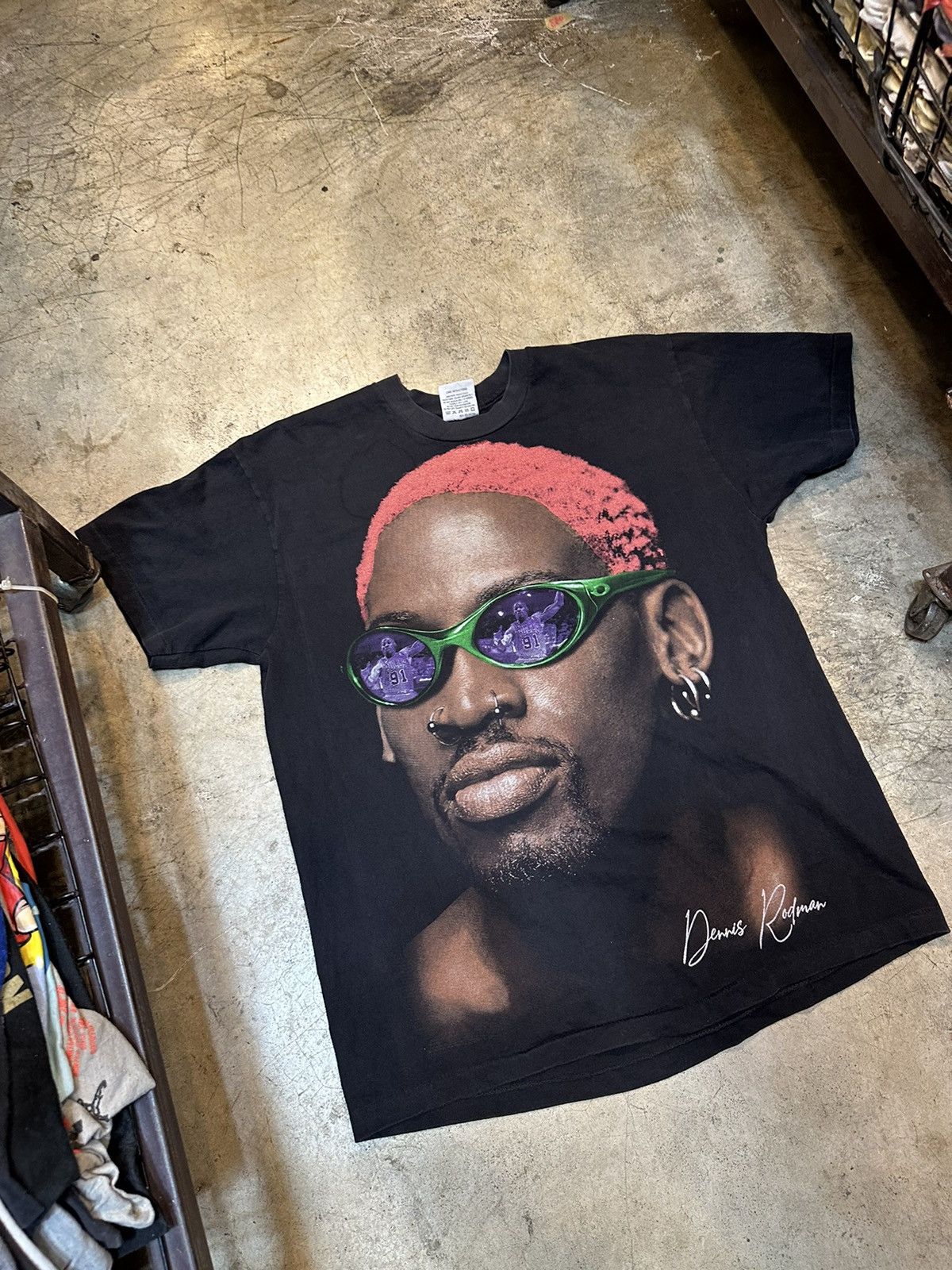 Hypebeast × Streetwear × Vintage Vintage Dennis Rodman Big Head Bootleg ...