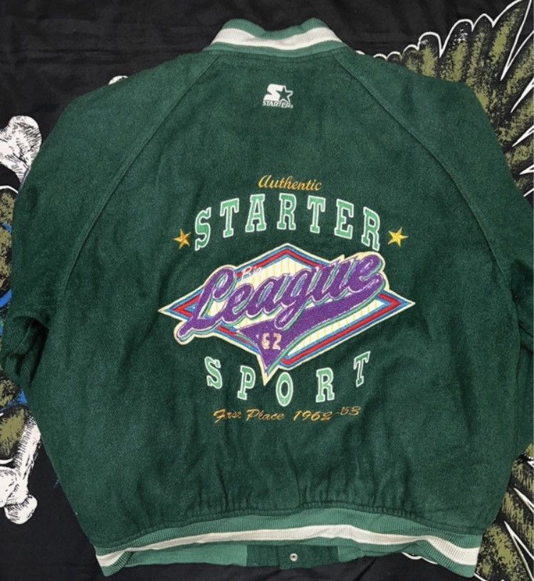 Starter × Streetwear × Vintage Vintage Starter Bomber Jacket Varsity ...