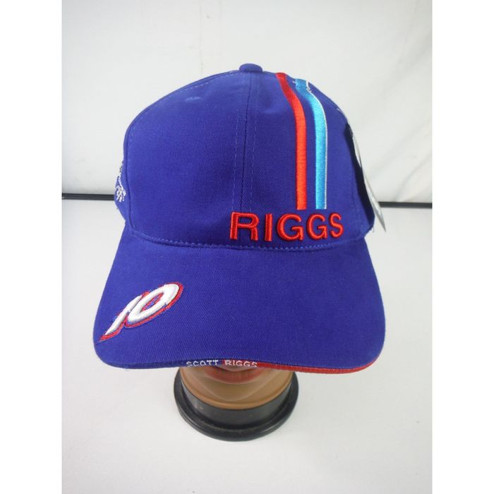 NASCAR New NASCAR Blue Scott Riggs #10 Baseball Cap Hat Adjustable ...