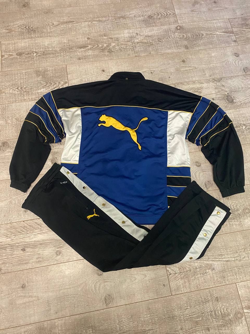 Puma × Streetwear × Vintage Vintage 90’s Puma costume drill retro nylon ...