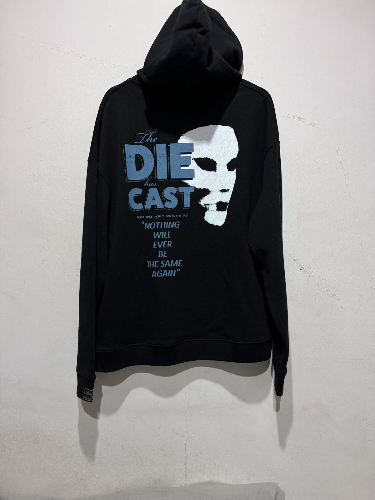 Raf Simons Raf Simons 'The Die Has Cast' Hoodie | Grailed Raf Simons Raf Simons 'The Die Has Cast' Hoodie | Grailed