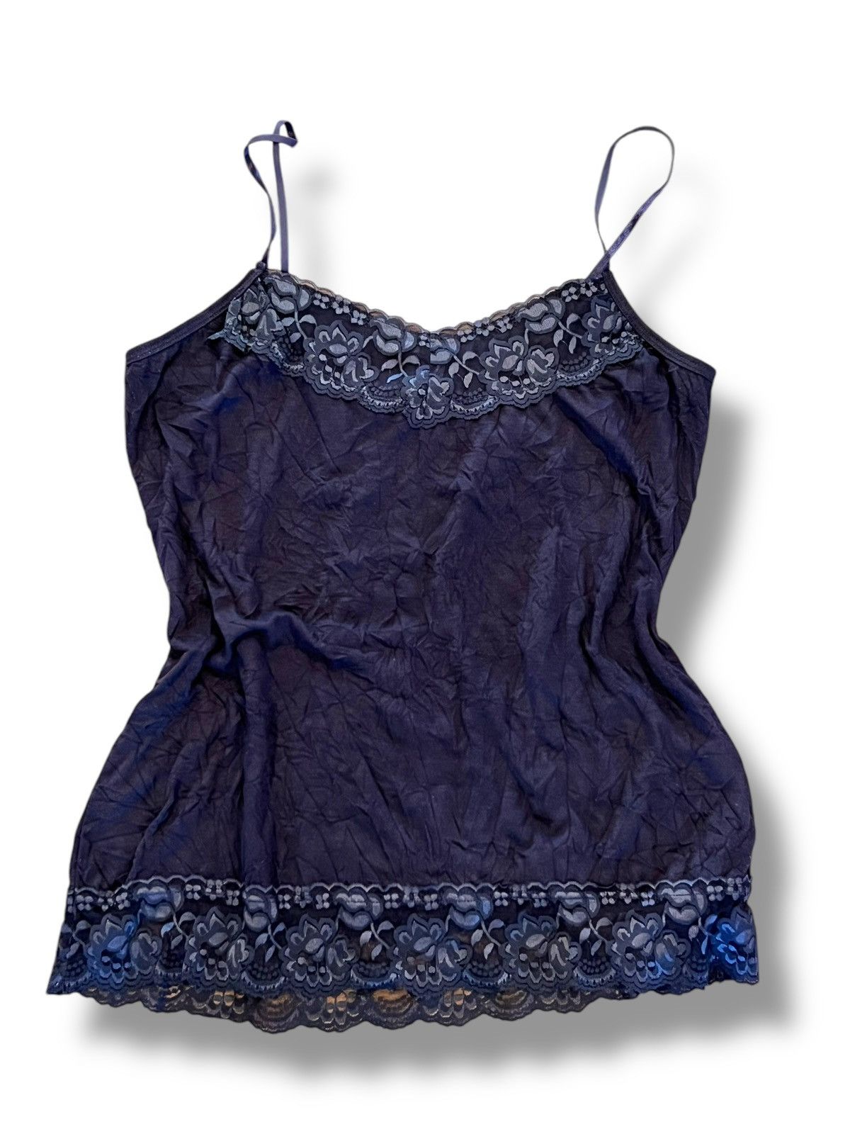 Vintage Cami Tank LGray Lace Top Bottom ASO Elena Gilbert Fairy Goth ...