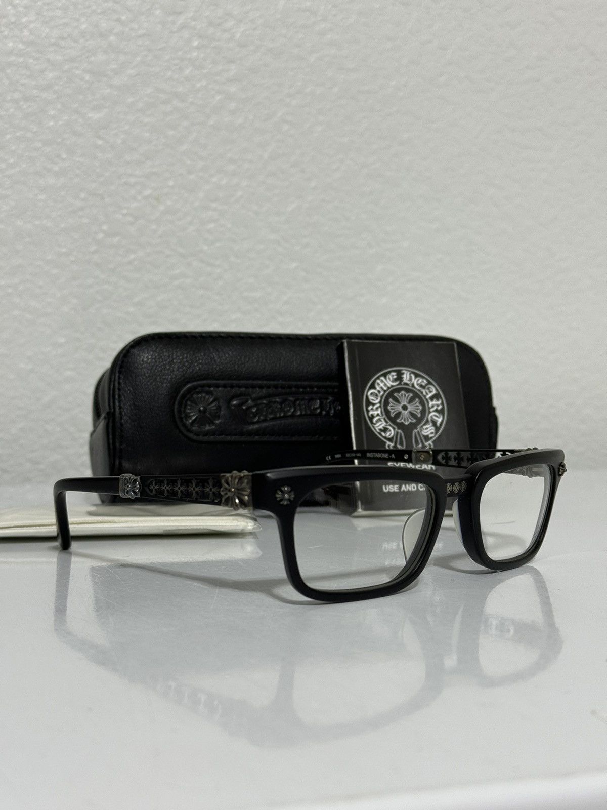 Chrome Hearts Chrome Hearts- Instabone Glasses- In Black | Grailed