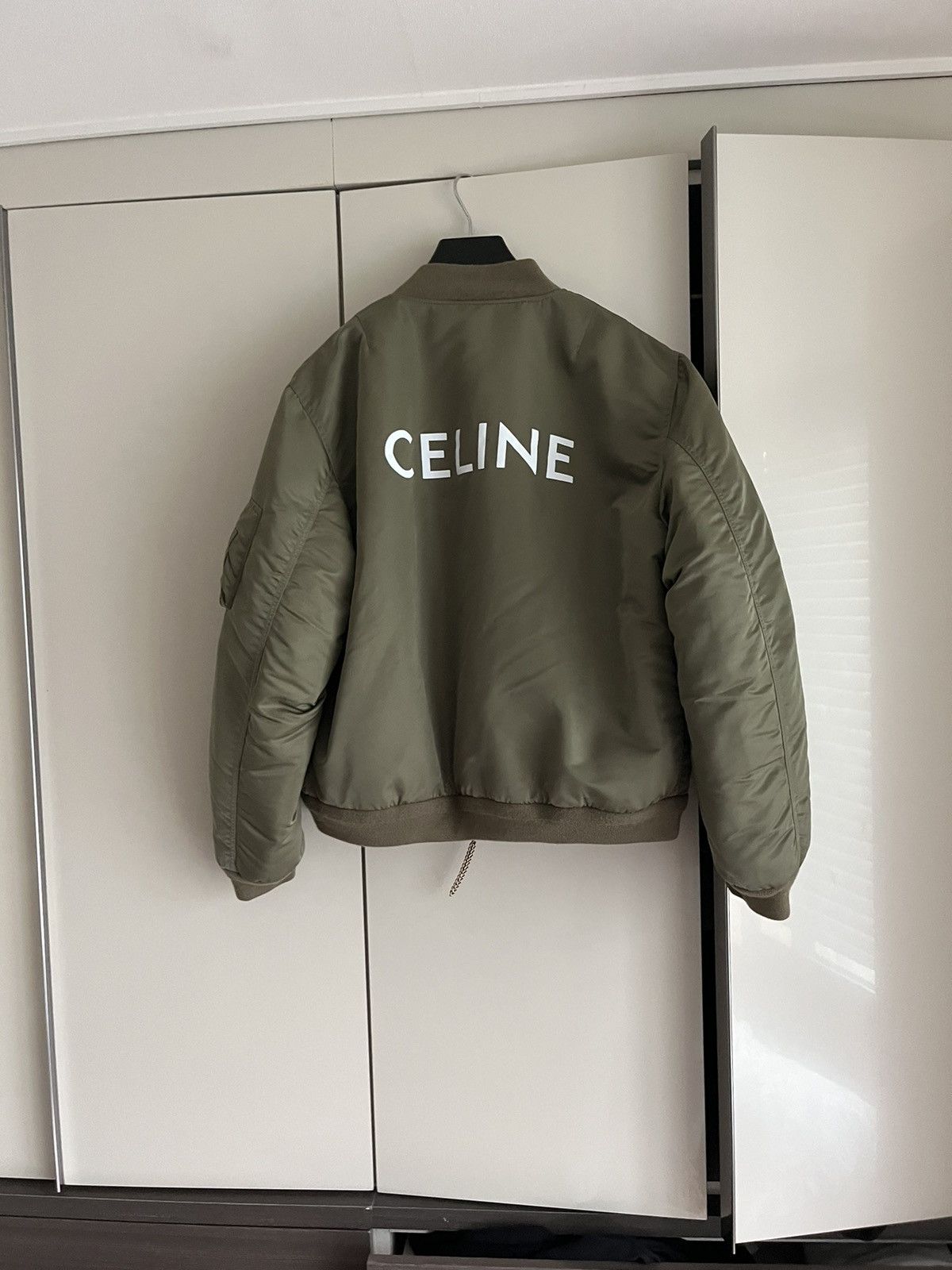 Celine × Hedi Slimane × Saint Laurent Paris Celine back logo ma-1 ...