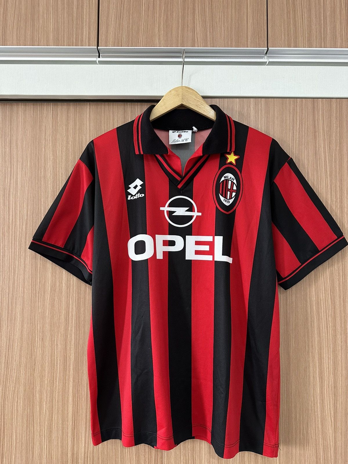 Vintage Vintage Ac Milan Home Jersey Original 1996-97 Maldini 3 | Grailed