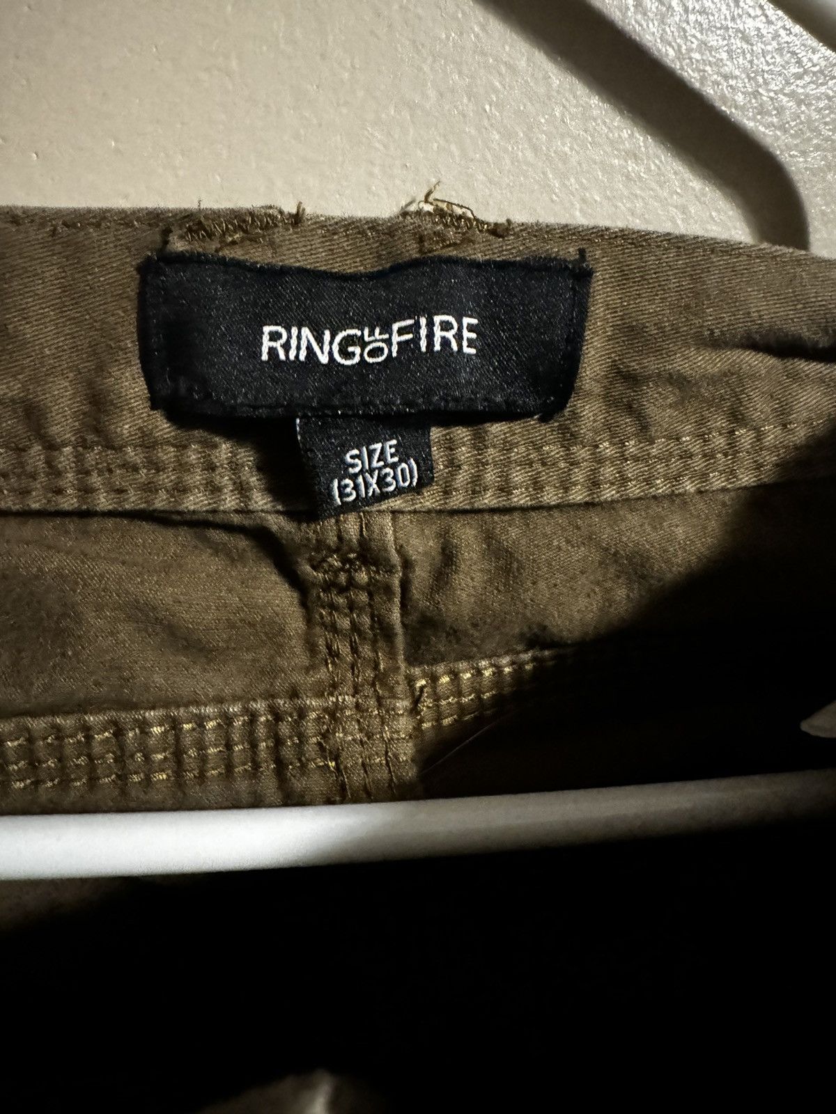 Ring Of Fire × Travis Scott × Vintage Ring of Fire Brown Slim Cargos ...