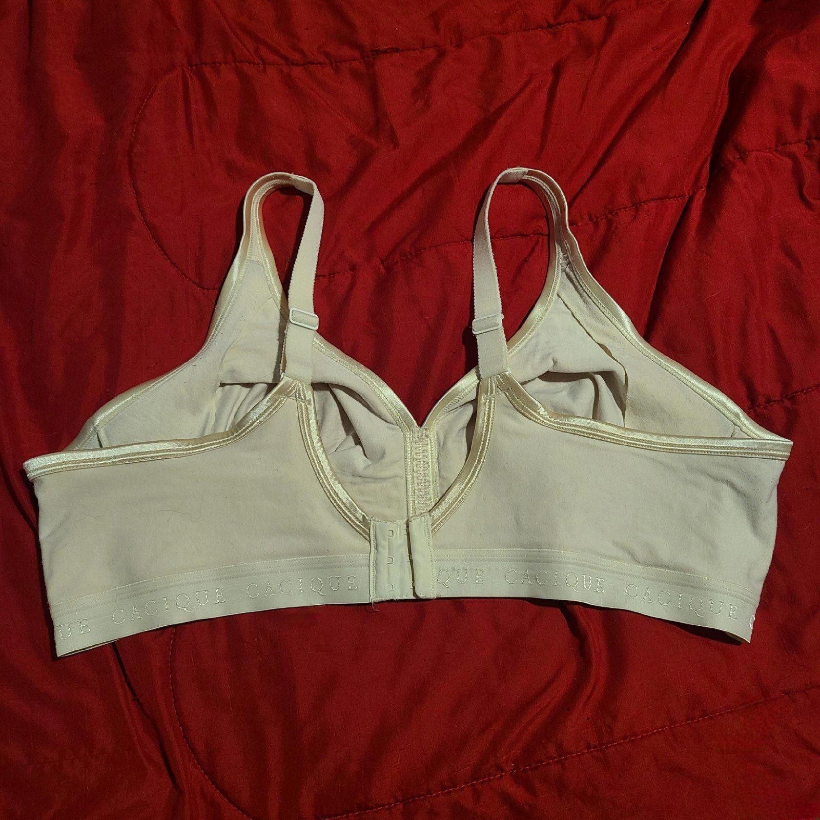 Designer Cacique Cotton Collection Lightly Lined Wireless Bra 46C | Grailed