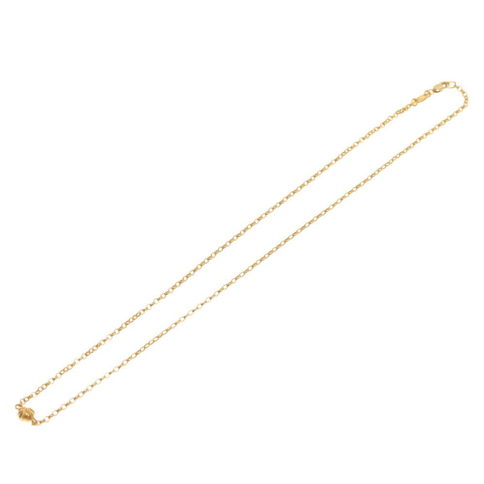 Chrome Hearts Chrome Hearts Gold Cross Ball Roll Chain - 18 inch | Grailed