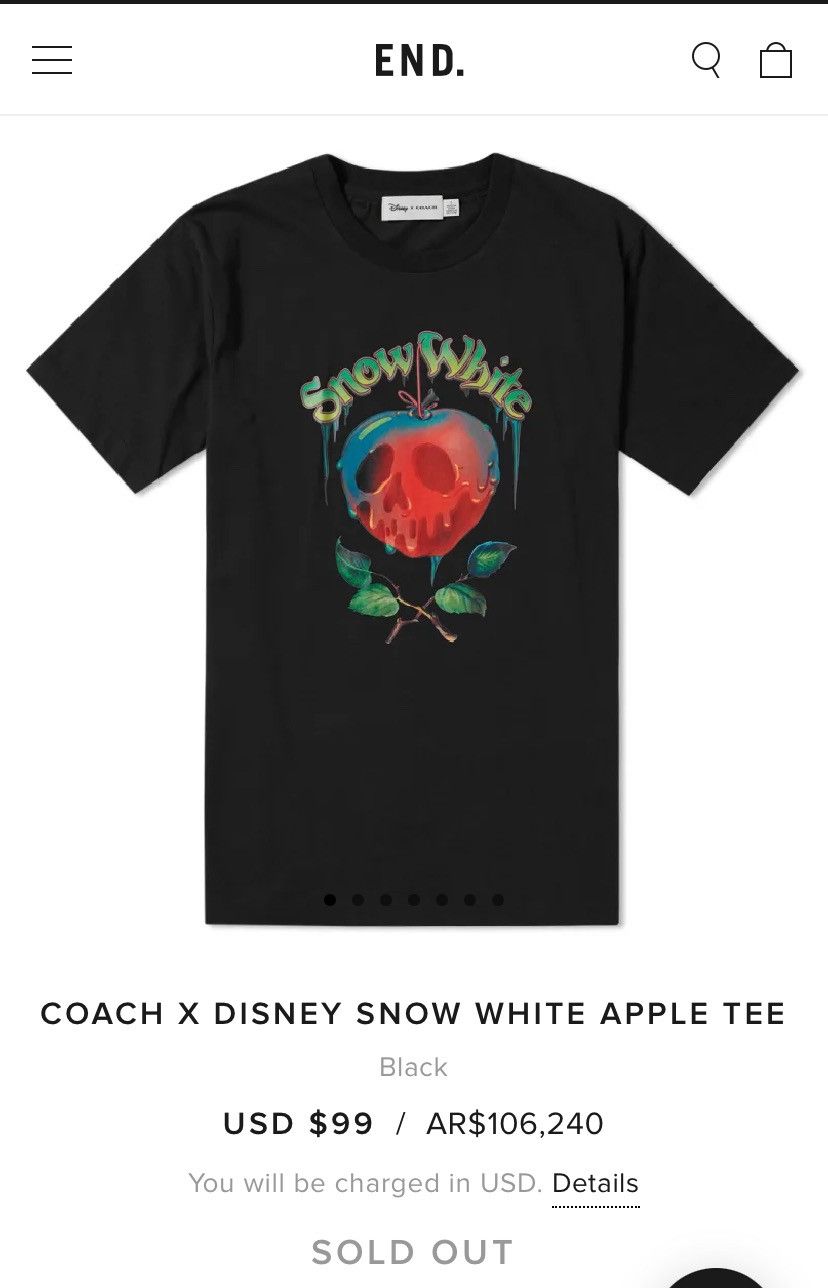 Coach × Disney Coach x Disney Poison Apple Band T shirt | Grailed