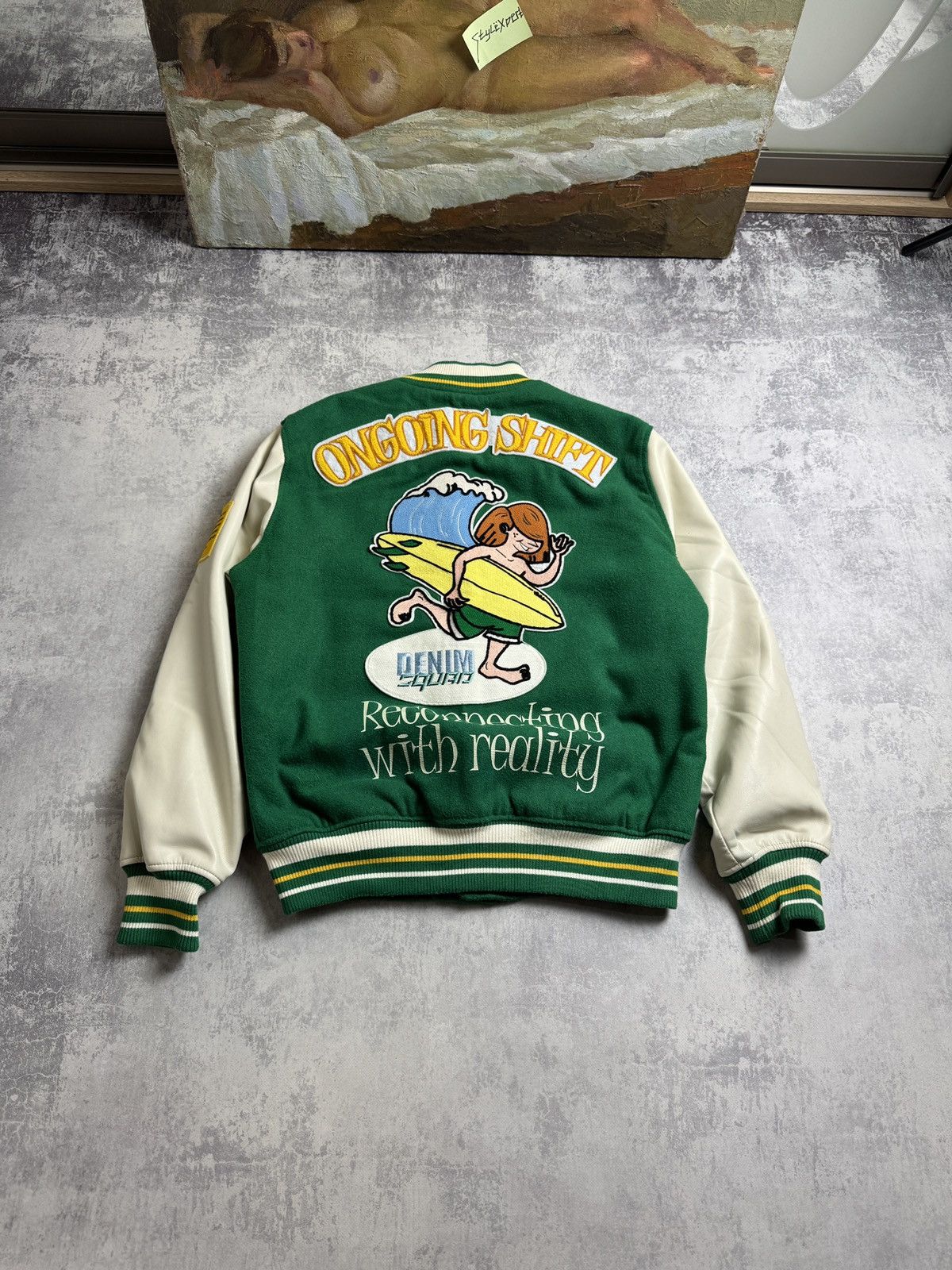 Bomber Jacket × Vintage × Zara Varsity Y2k Zara Vintage Wool Bomber Jacket Jacket | Grailed