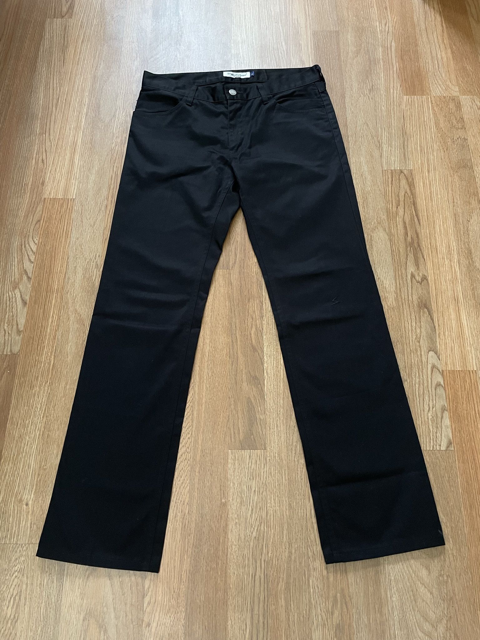 Undercover SS08 Undercover Bee Embroidery Lightning Bolt Denim Jeans ...