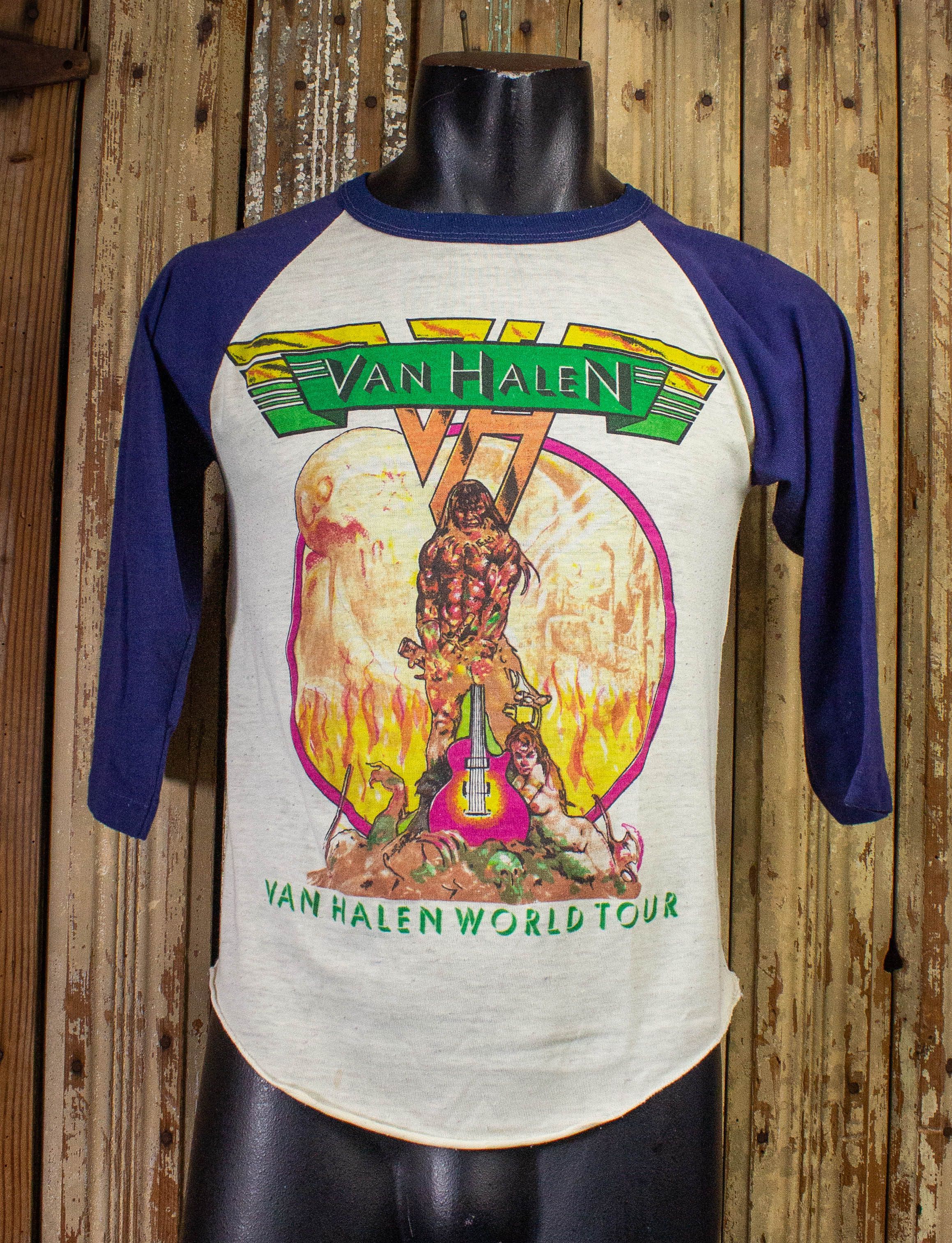 Vintage Vintage Van Halen World Tour Raglan Concert T Shirt 1979 | Grailed