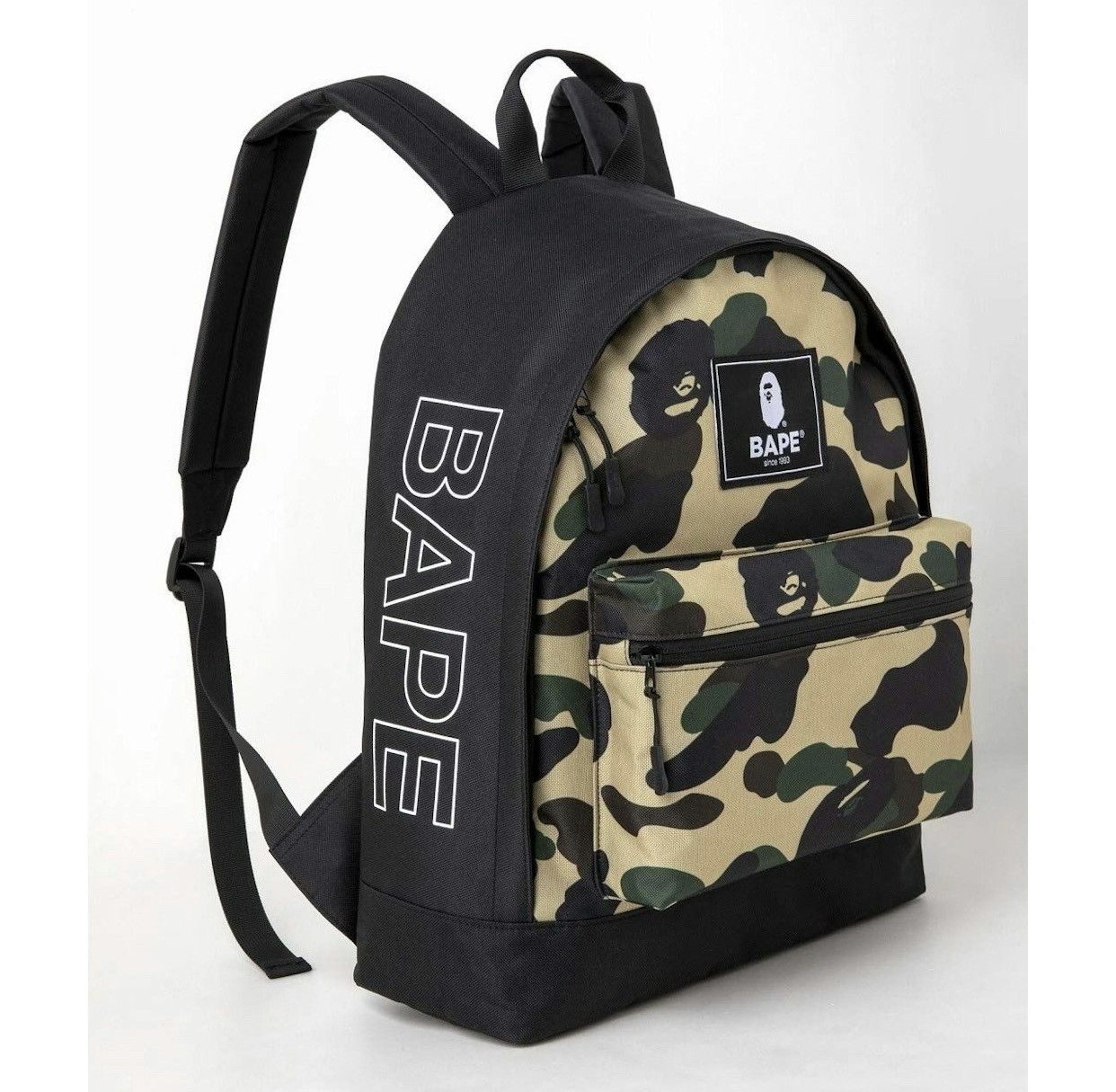 Bape BAPE BACKPACK Camo Logo Day Pack Book Bag | Grailed