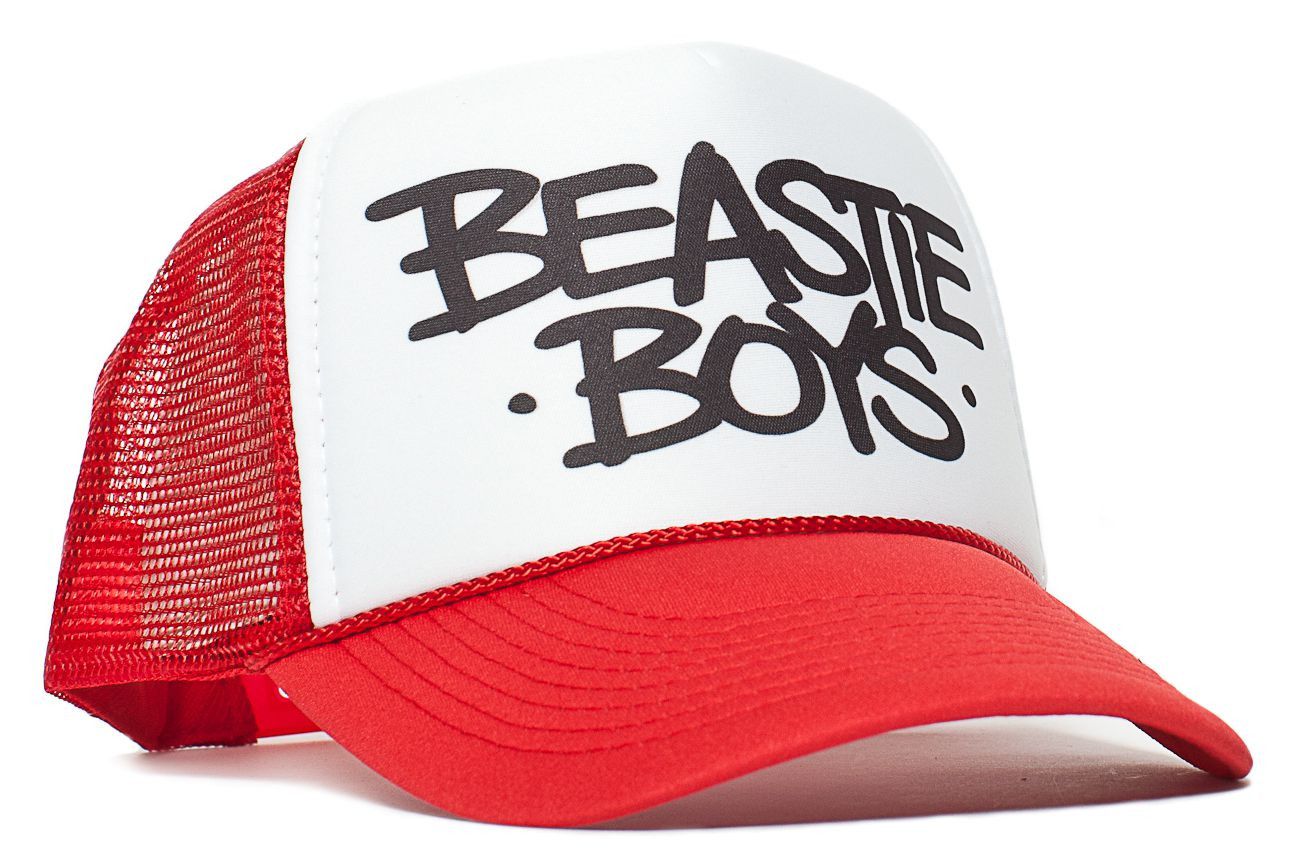 Other The Beastie Boys Old School Trucker cap Hat Adult Red/White | Grailed