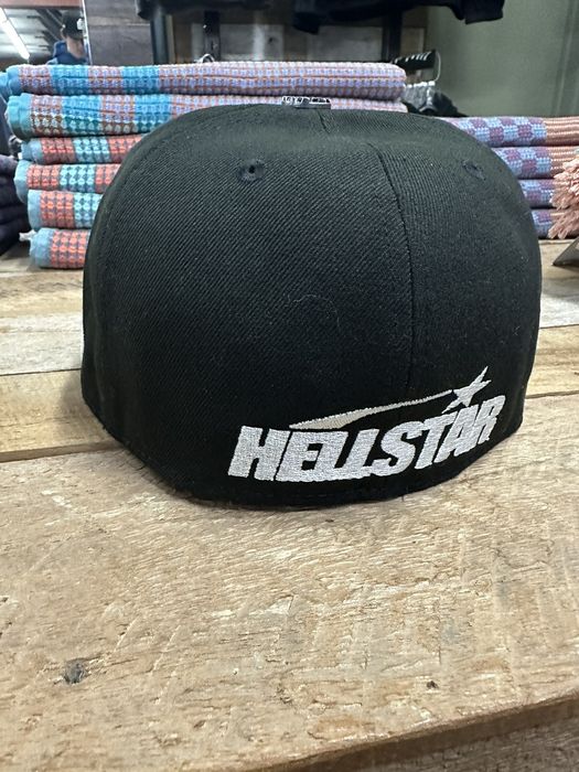 HELLSTAR Hellstar Black Fitted Hat | Grailed