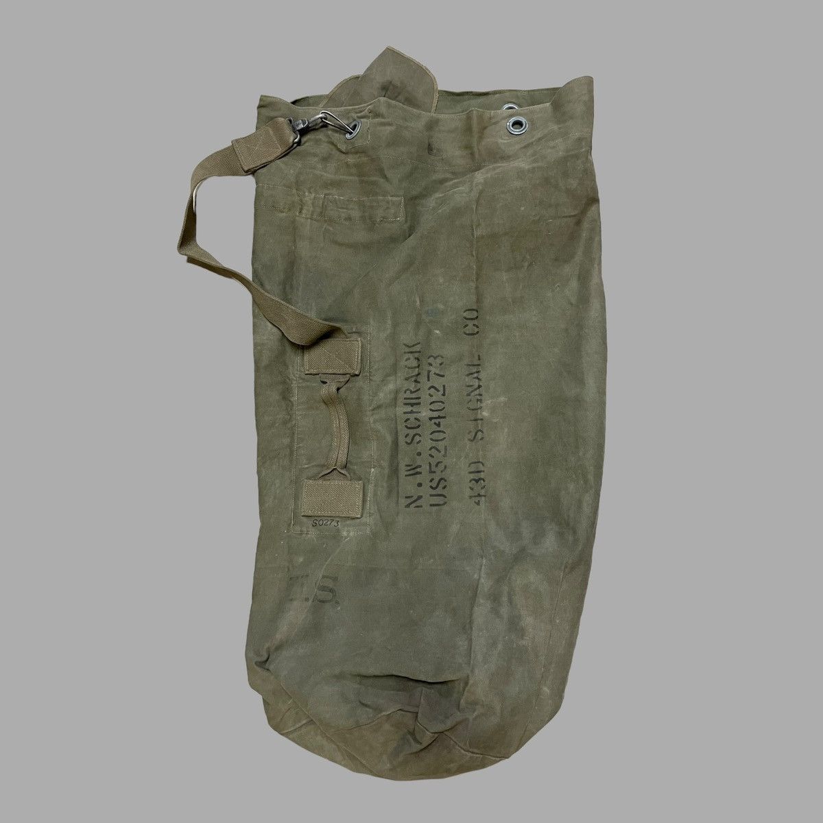 Military × Vintage Vintage 1960s military duffle bag | Grailed