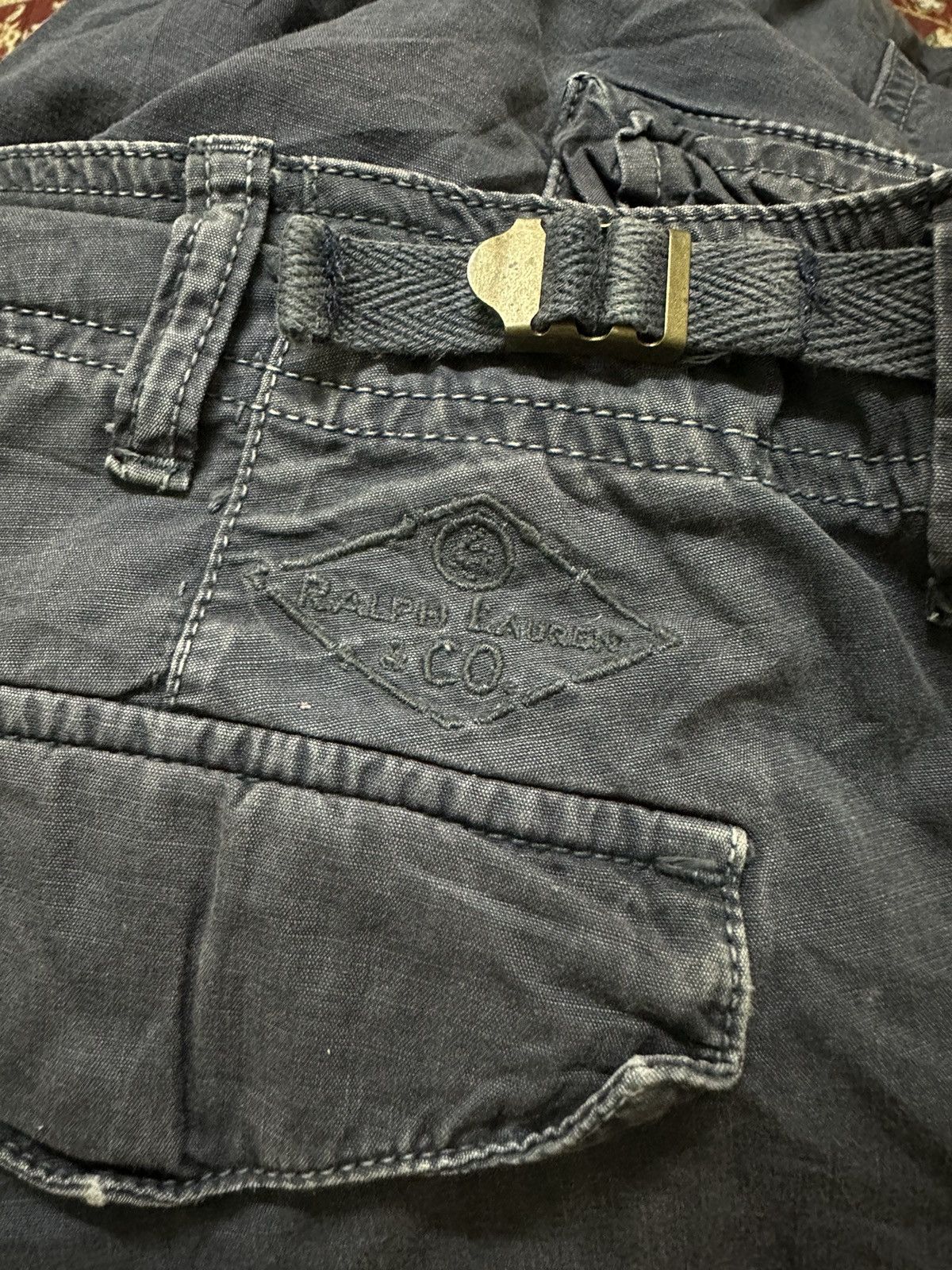 Ralph Lauren Polo Ralph Lauren Navy Cargo Pants Tactical Multi pocket | Grailed