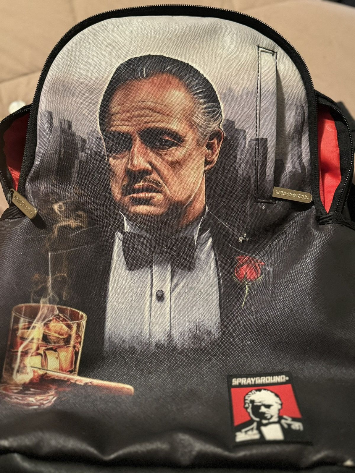 Sprayground The godfather limited edition spray ground backpack | Grailed