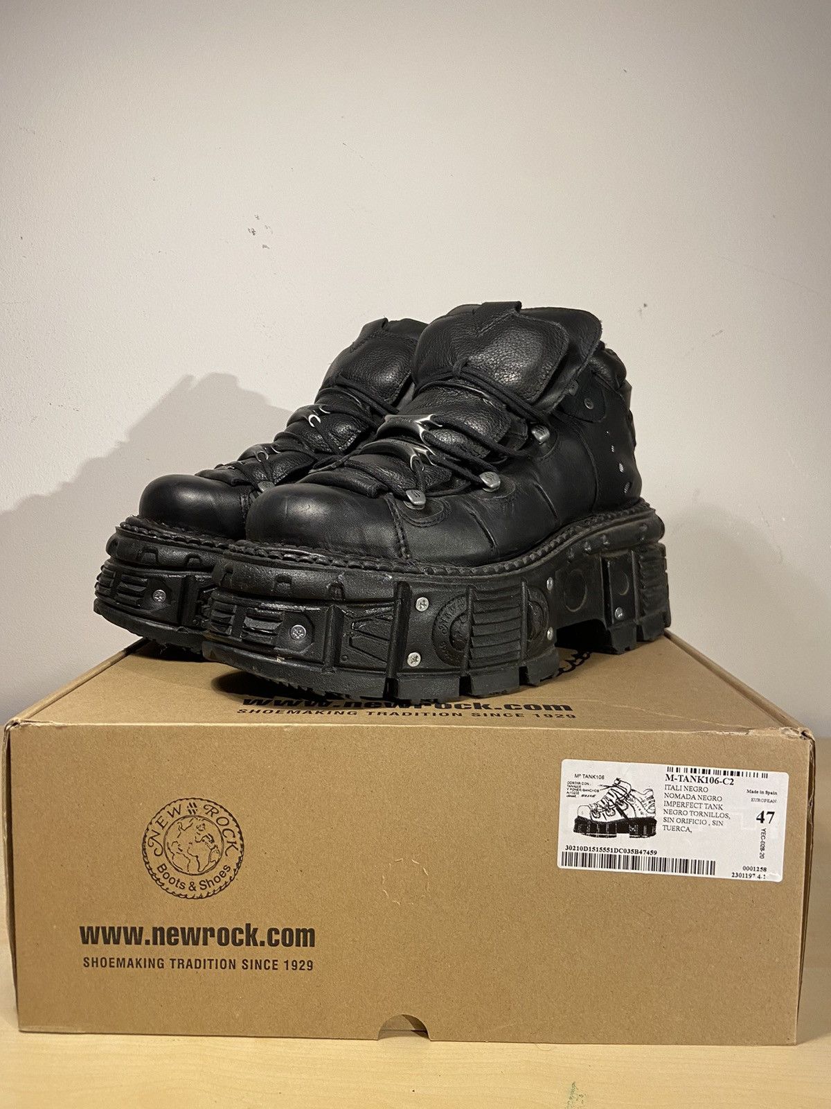 New Rock New Rock M-TANK106-C2 Ankle Boots | Grailed