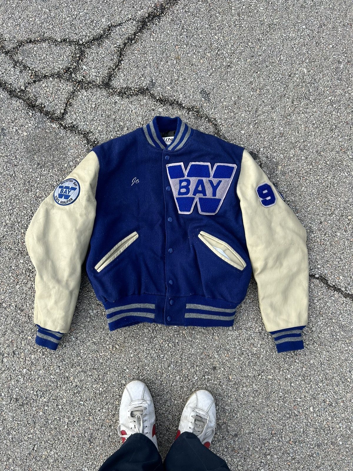 Vintage Vintage Delong Varsity Letterman Jacket Whitefish Bay | Grailed