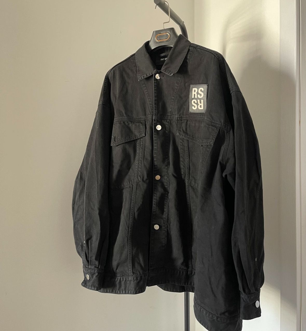 Raf Simons Raf Simons 21FW Large Silhouette Leather Jacket | Grailed