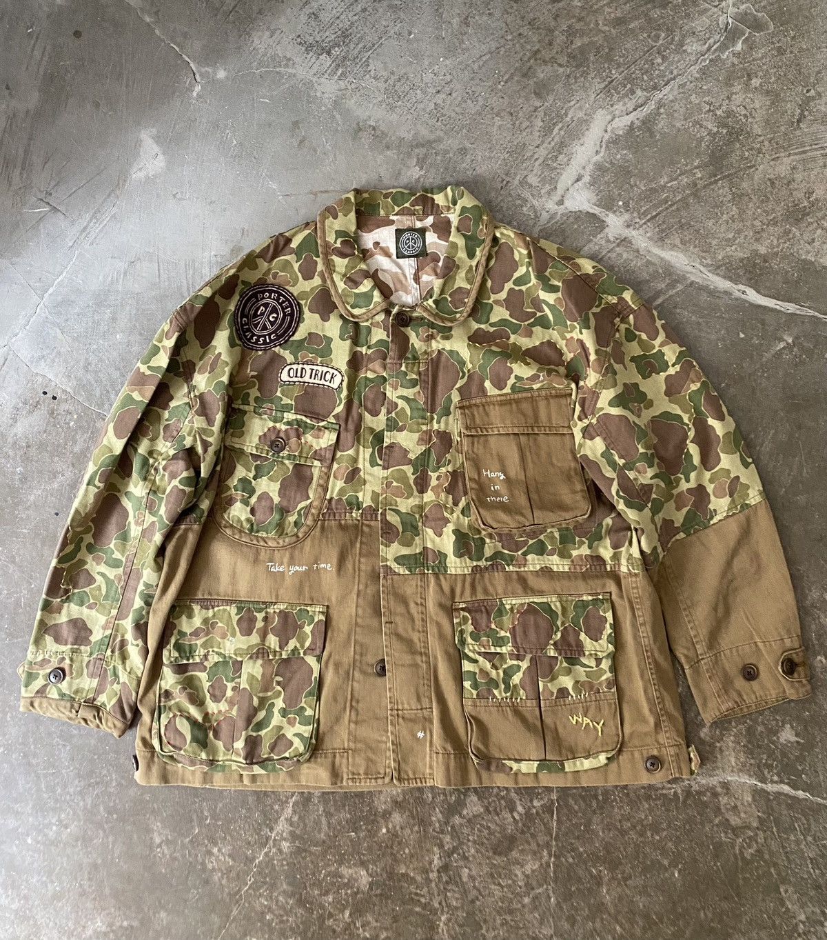 Porter Classic Porter Classic Hand Work Camo Fatigue Jacket Kapital Visvim | Grailed