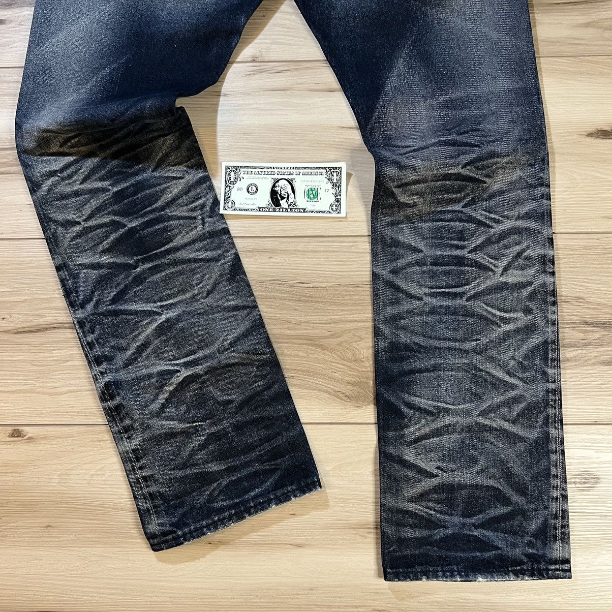 Prps PRPS Jeans Demon Slim Straight Distressed Button Fly Indigo | Grailed