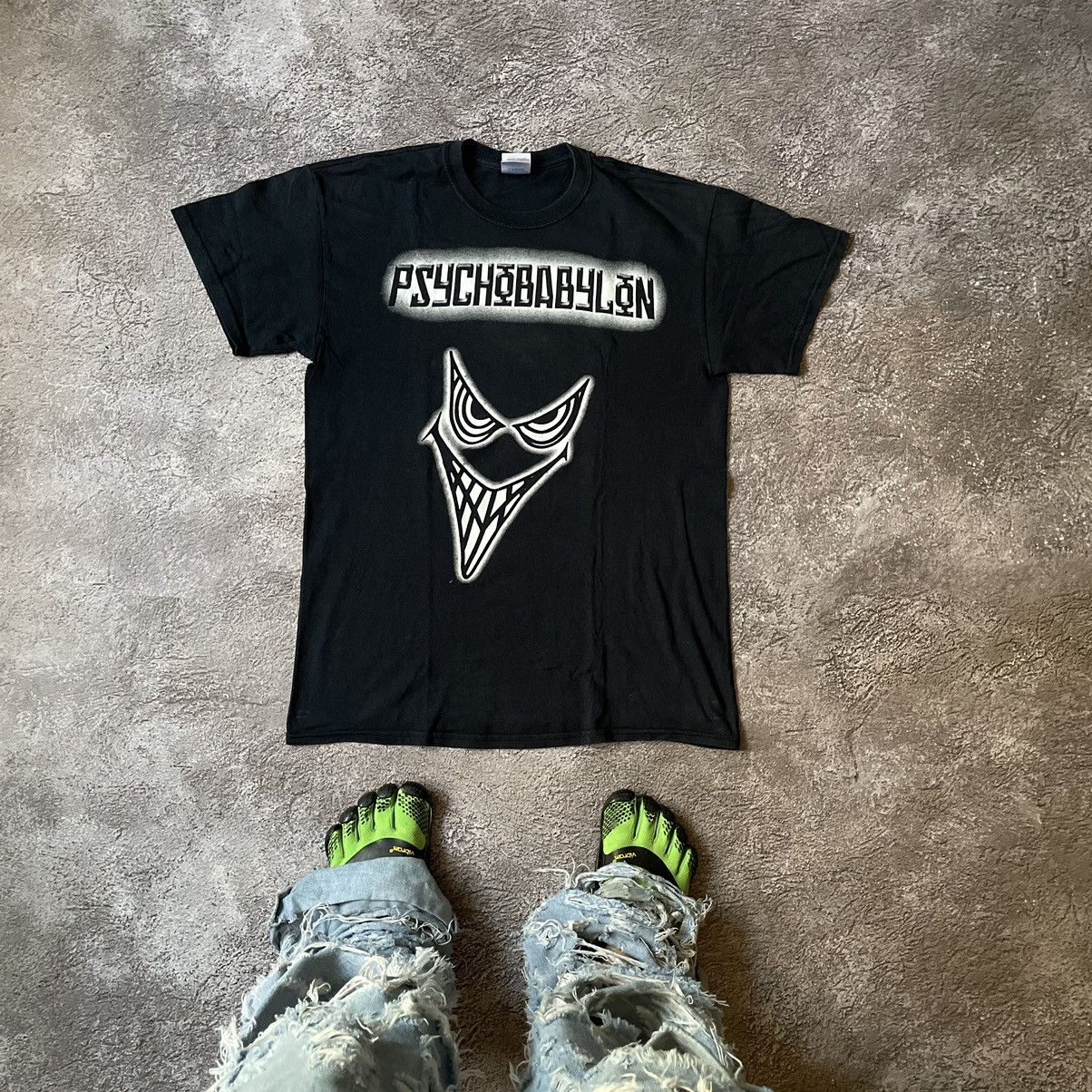 Band Tees × Streetwear × Vintage Vintage Y2K VAMPIRE GOTH FACE Horror ...