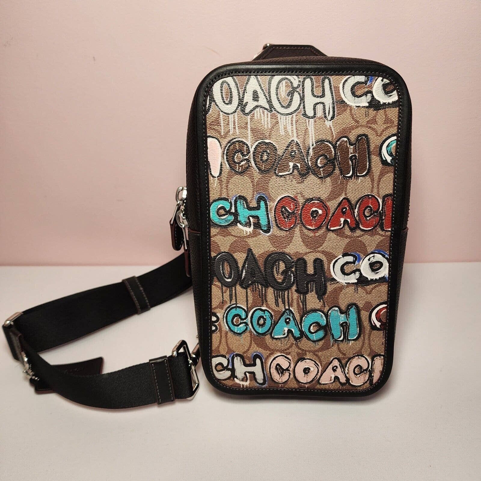 Coach NWT CL954 Coach X Mint + Serf Sullivan Pack Signature Canvas ...