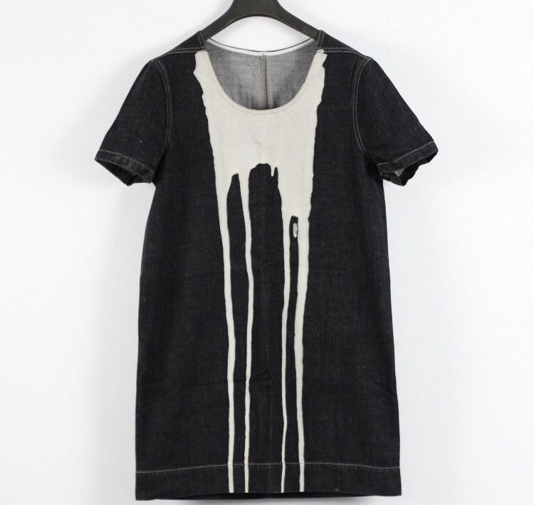 Rick Owens Rick Owens main line, splashy short sleeve | Grailed