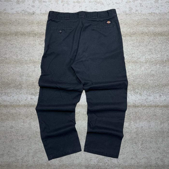 Vintage Vintage Jet Black Dickies Khakis Pants Baggy Flat Front 90s ...